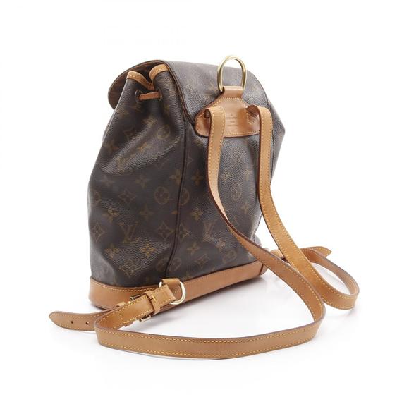 Louis Vuitton | Bags | Louis Vuitton Brown Rucksack Monogram Mm Leather ...